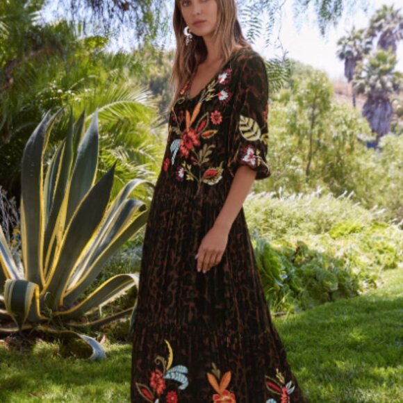 Johnny Was | Dresses | Johnny Was Isabella Velvet Midaxi Dress | Poshmark